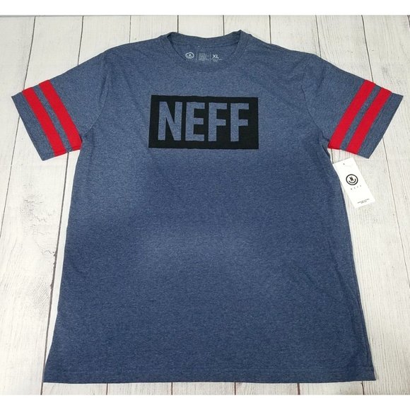 Neff | Shirts | Neff Mens Blue Logo Tshirt Size Xl | Poshmark